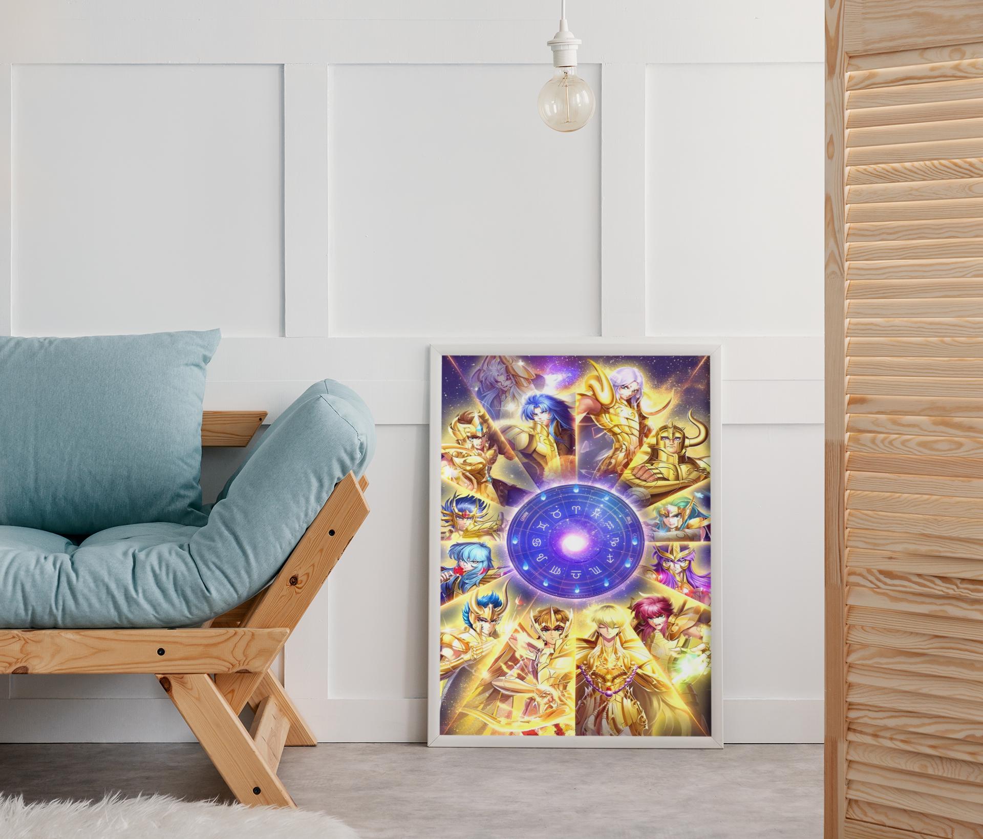 Saint Seiya Anime Poster, Knights of the Zodiac, Toei Animation, Rolled ...