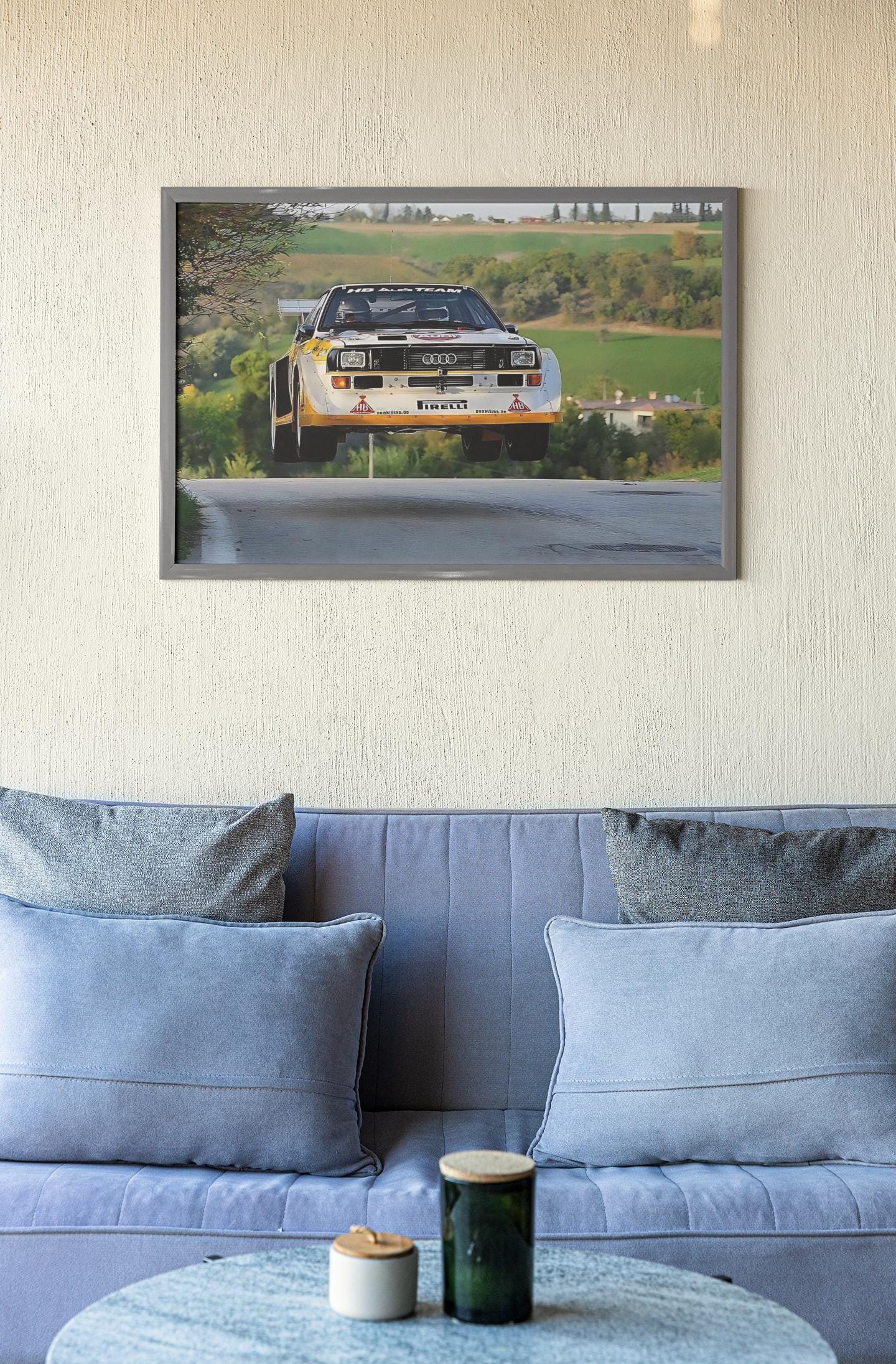 Audi Quattro S1 Group B Rally Car Poster , Walter Röhrl, WRC, Vintage ...