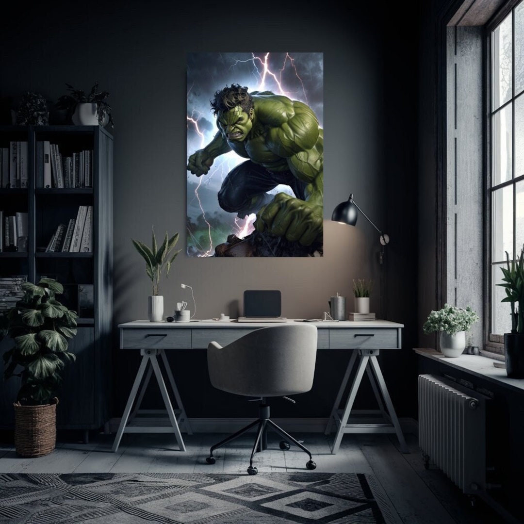 Hulk Poster for Wall Hulk Poster Comic Home Decor Comic Wall Art Poster ...