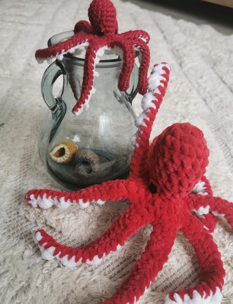 Octopus Plushie Amigurumi Crochet Pdf Pattern, Crochet Toy - Etsy