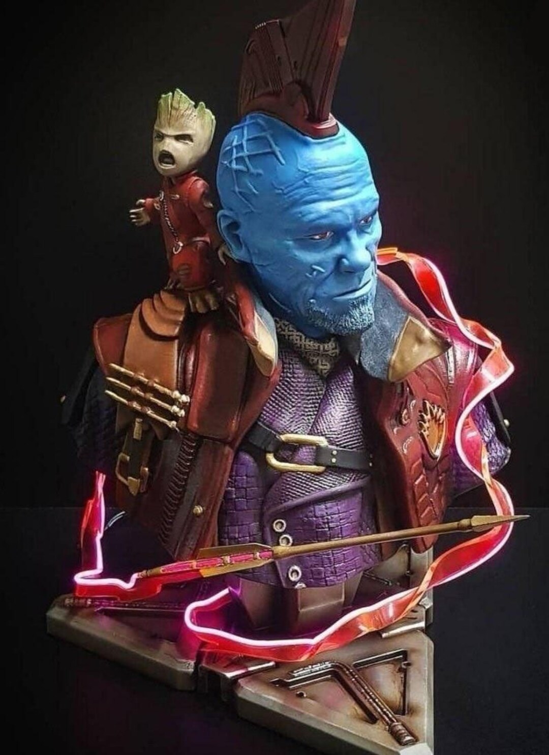 Yondu With Groot Stl,3d File - Etsy