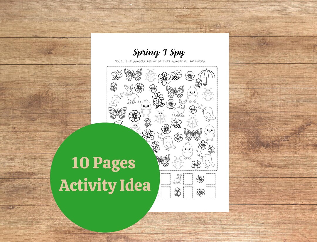 Spring Activity Worksheets for Kids Printable Coloring Picture ...