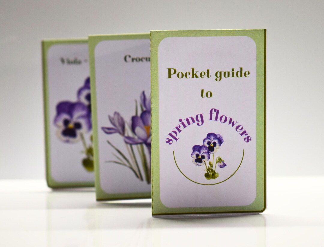 Spring Flower Pocket Guide for Kids Printable Educational Outdoor ...