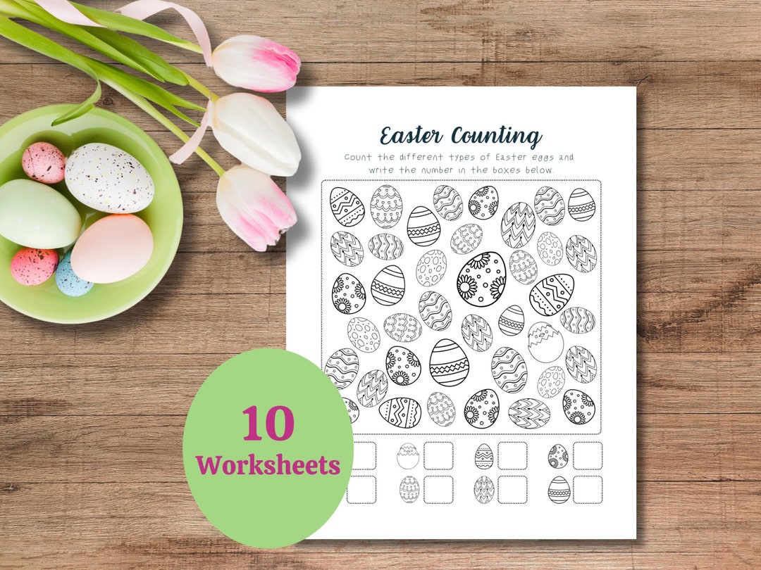 Easter Activity Worksheets for Kids Printable Coloring Pages Spring ...