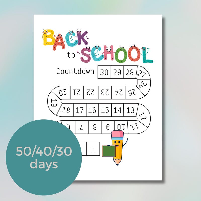 Countdown Kit - Etsy