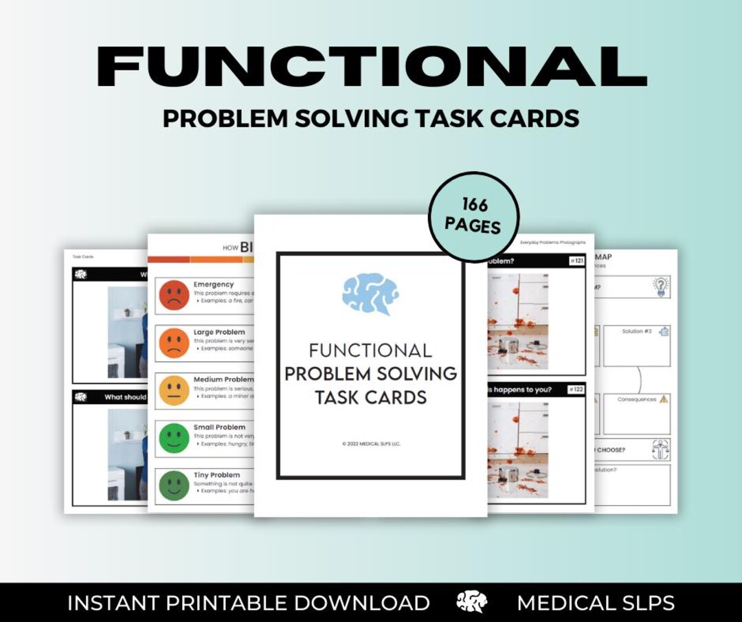 Functional Problem Solving Cards - Etsy