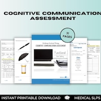 Cognitive Communication Goal Bank Cognition SMART Goals Linguistic ...