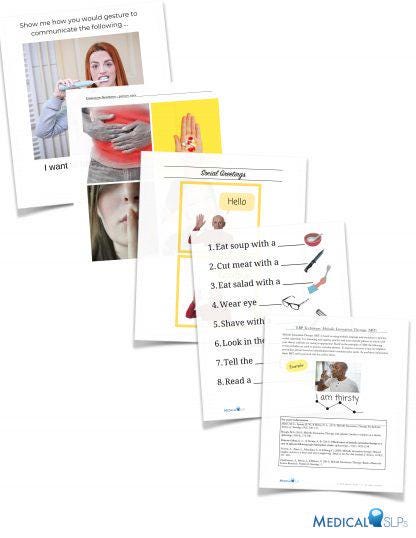 Aphasia Therapy Workbook - Etsy