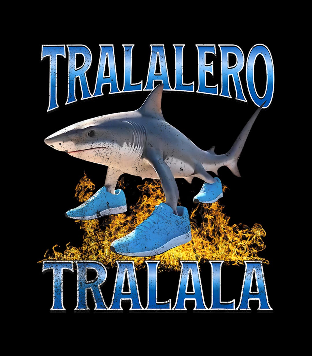 Tralalero Tralala Shark Meme, Brainrot Meme PNG Digital - Etsy Canada