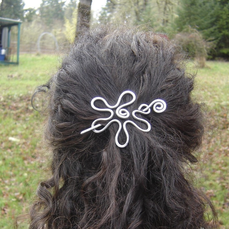 Metal Hair Pins Flower - Etsy