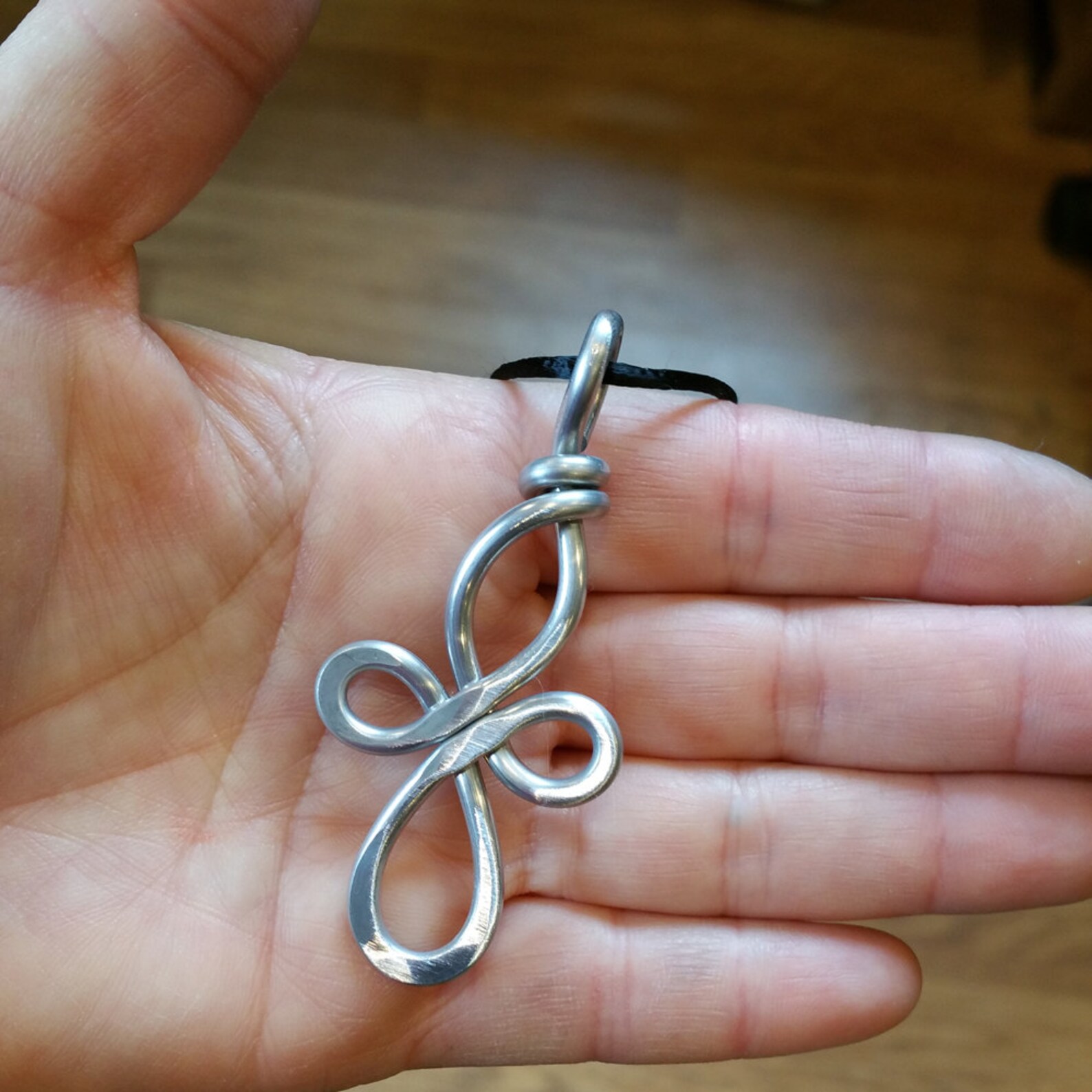 Long Loops Big Celtic Cross Pendant Necklace Light Weight - Etsy