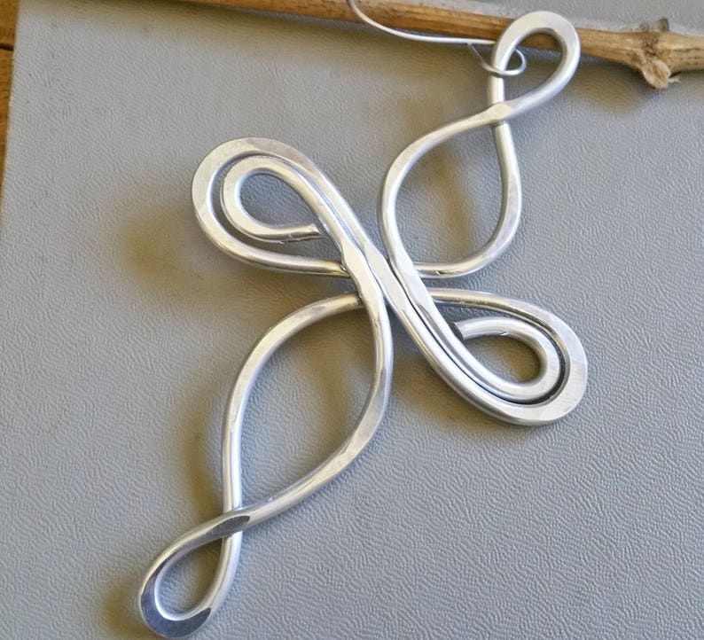 Celtic Cross Infinity Aluminum Ornament Christmas Ornament | Etsy