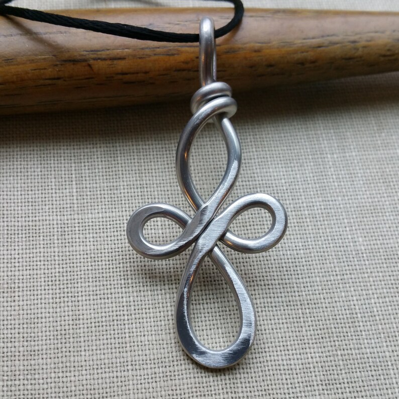 Long Loops Big Celtic Cross Pendant Necklace Light Weight - Etsy