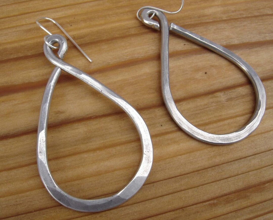 Large Teardrop Big Earrings Long Teardrop Earrings Big - Etsy