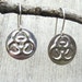 Biohazard Earrings -sterling Silver - Science Jewelry - Geekery Nerd ...