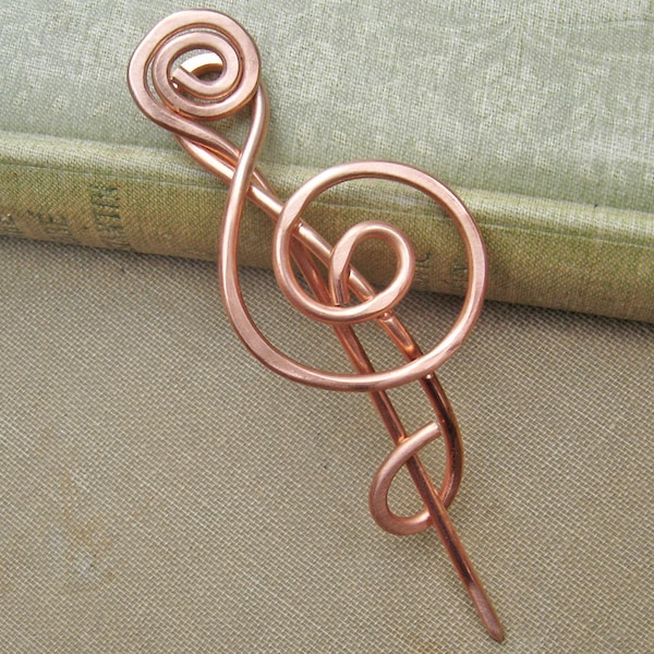 Treble Clef Pin - Etsy