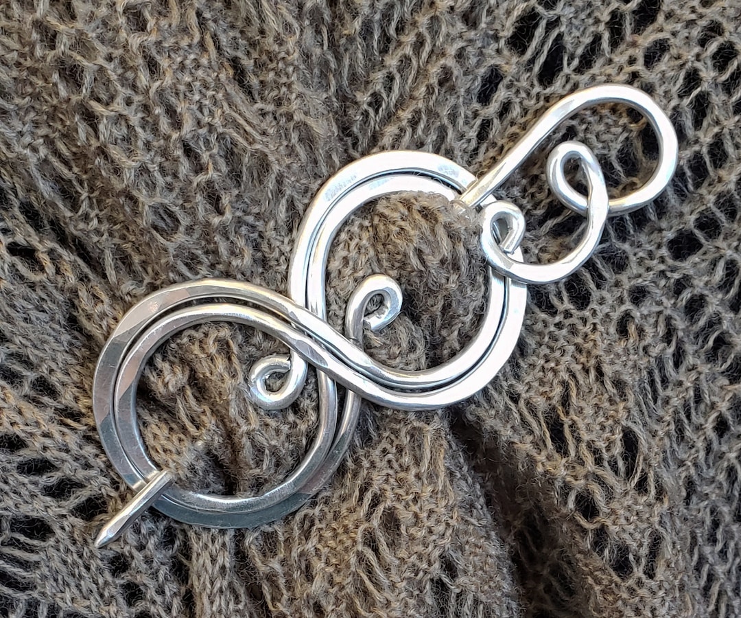 Boo-knits Aluminum Shawl Pin, Scarf Pin, Sweater Clip, Closure ...