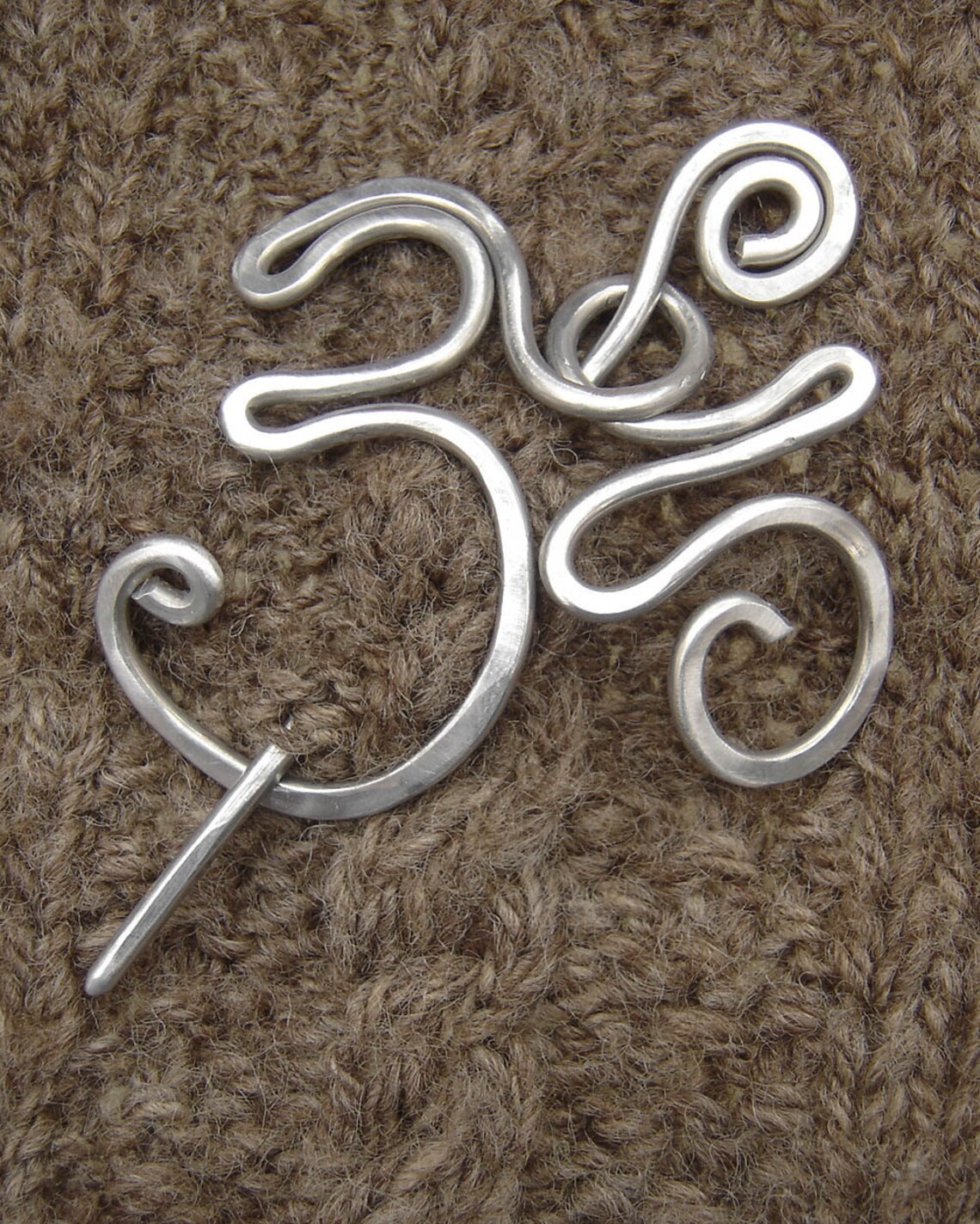 Om Shawl Pin Scarf Pin Sweater Brooch Fastener Hair Pin - Etsy
