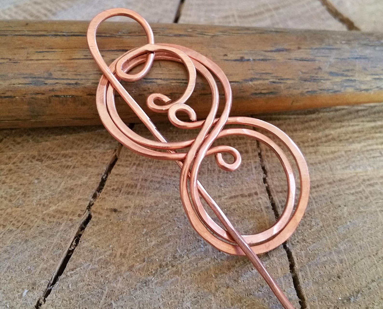 Little Boo-knits Copper Lace Shawl Pin Scarf Pin Knitting - Etsy