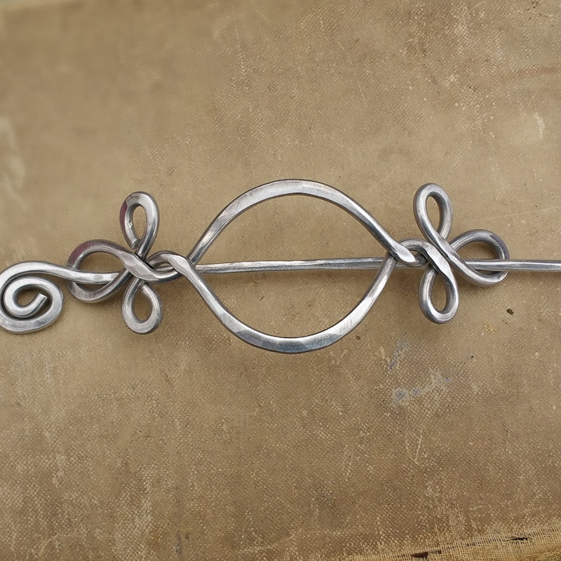 Metal Swan Barrette - Etsy UK