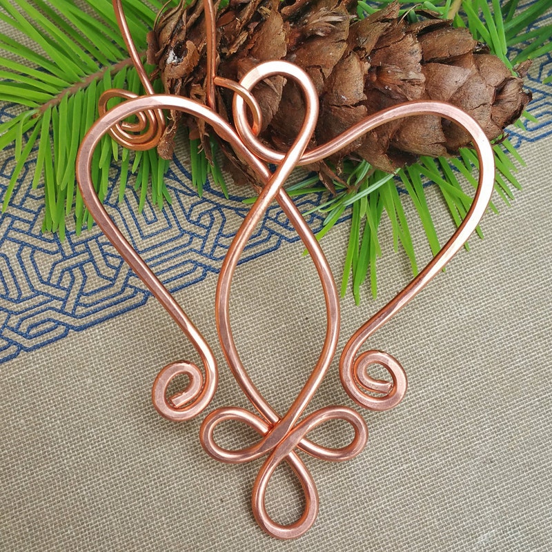 Copper Angels Ornaments - Etsy