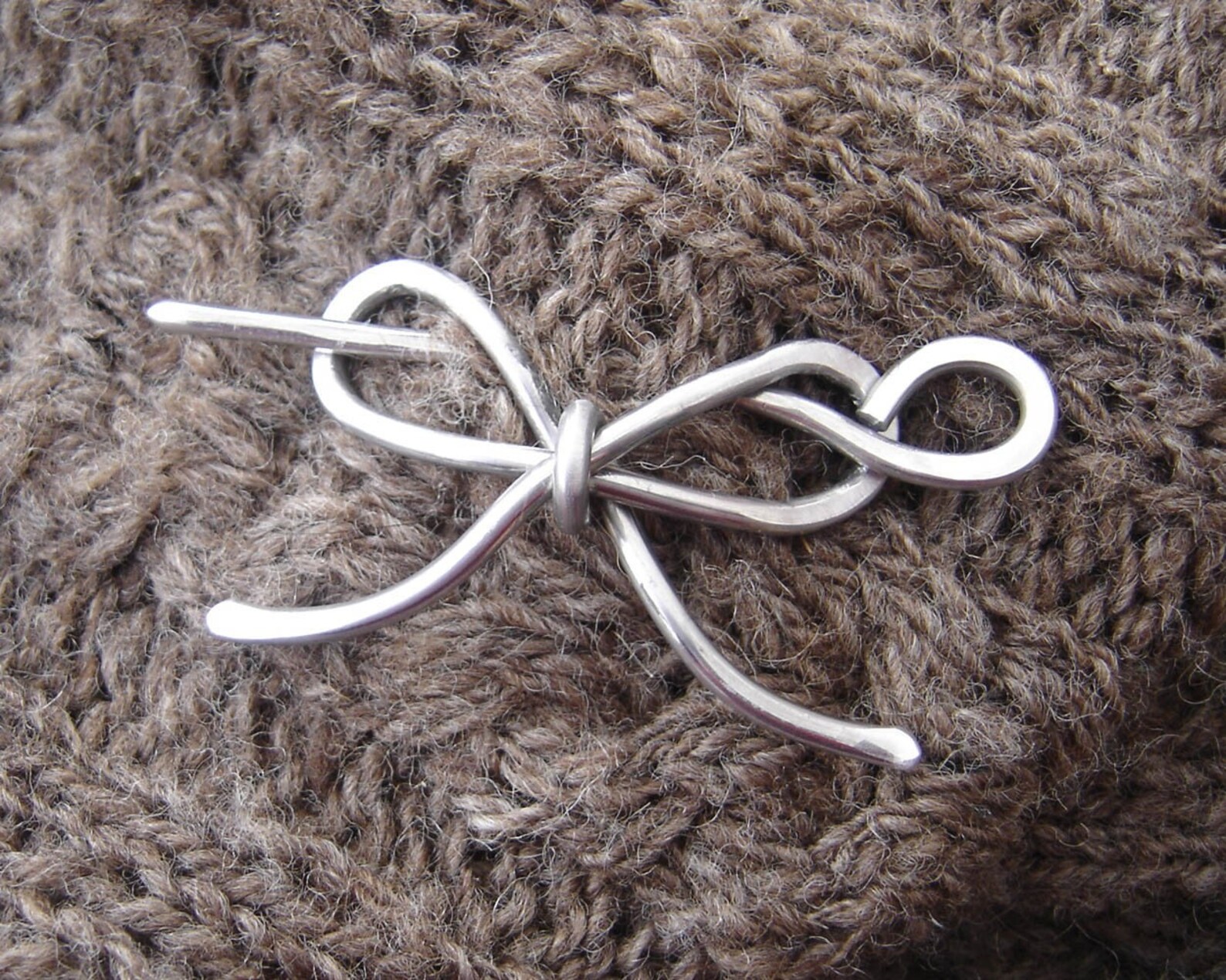 Bow Tie Shawl Pin Aluminum Scarf Pin Hair Pin Sweater Clip - Etsy