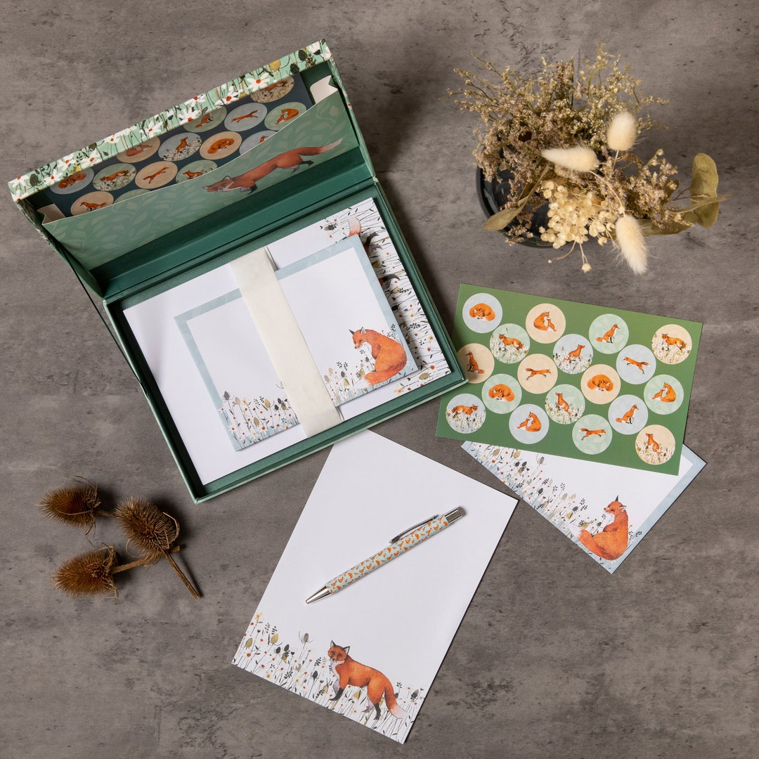 Letter Writing Set Foxy Tales - Etsy