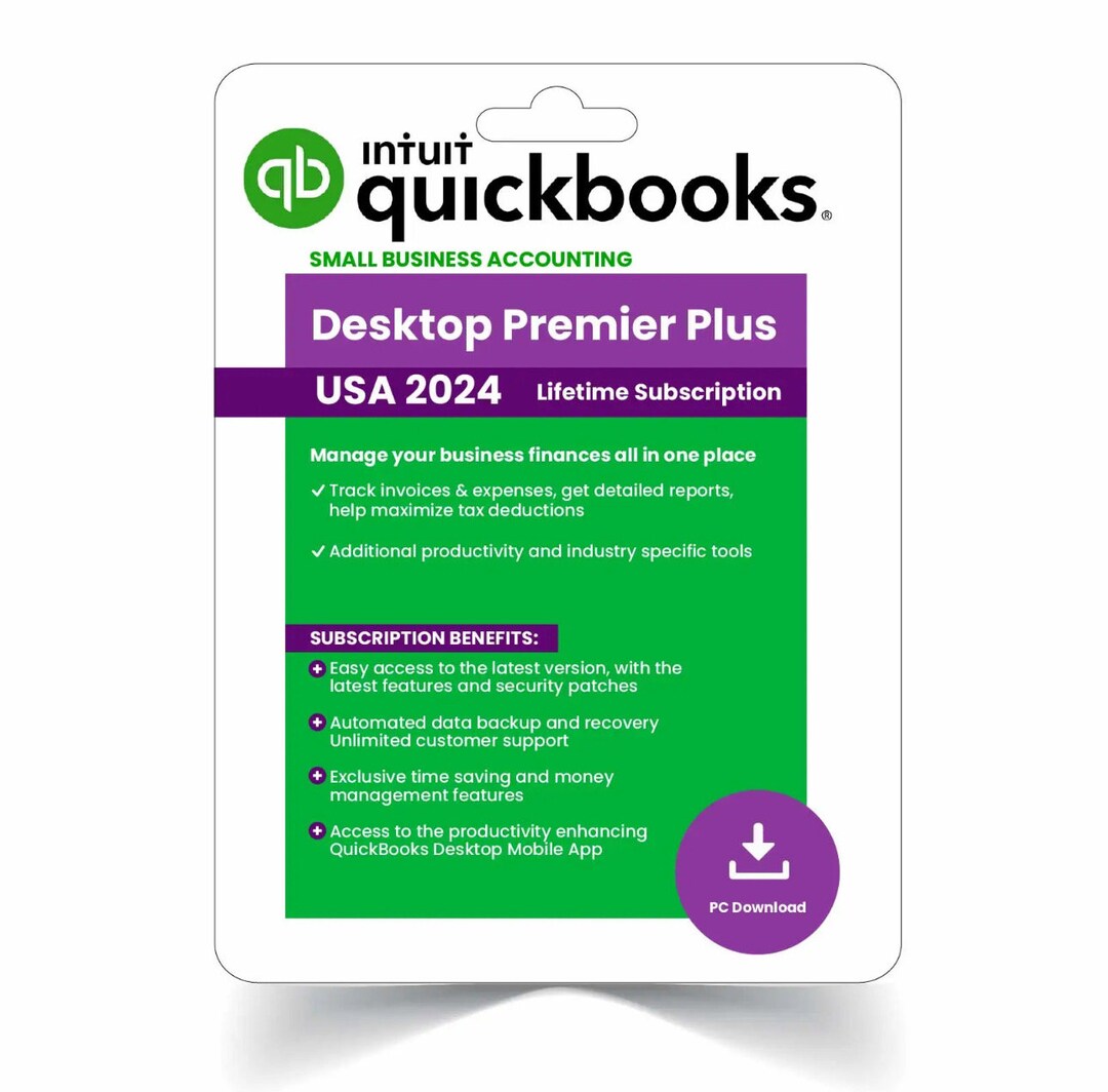 Quickbooks Desktop Premier Plus 2024 Official License Key-lifetime ...