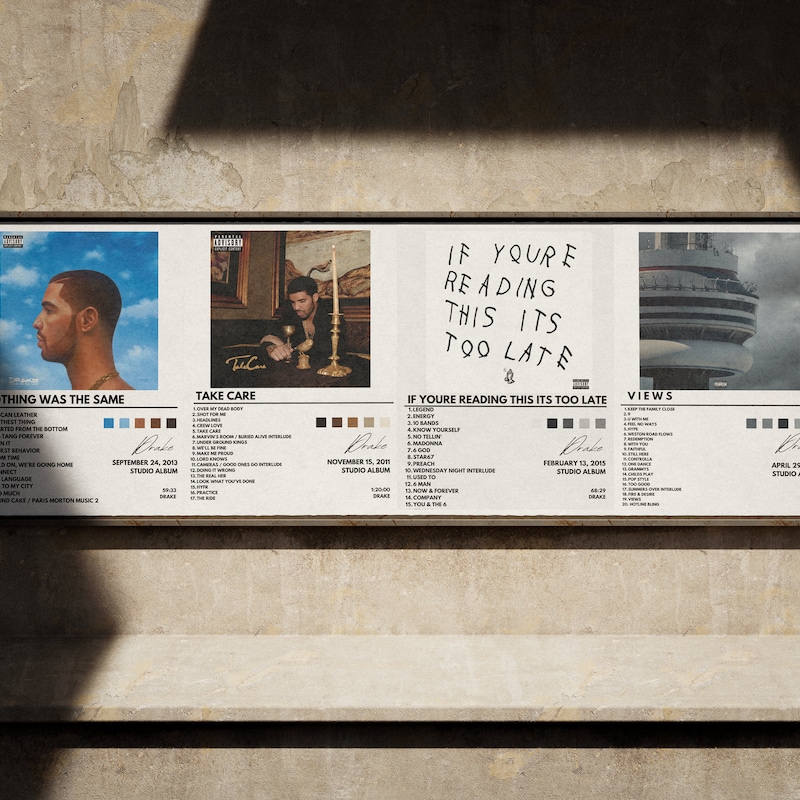 Drake's Album Poster - Etsy