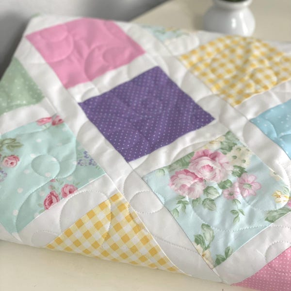 Pastel Quilt - Etsy