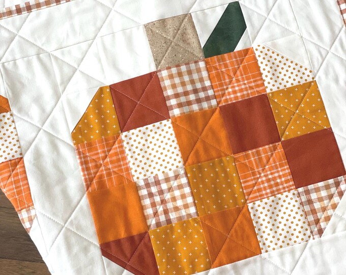 Handmade Patchwork Pumpkin Table Runner- 48” X 18” - Fall & Farmhouse Decor - Etsy