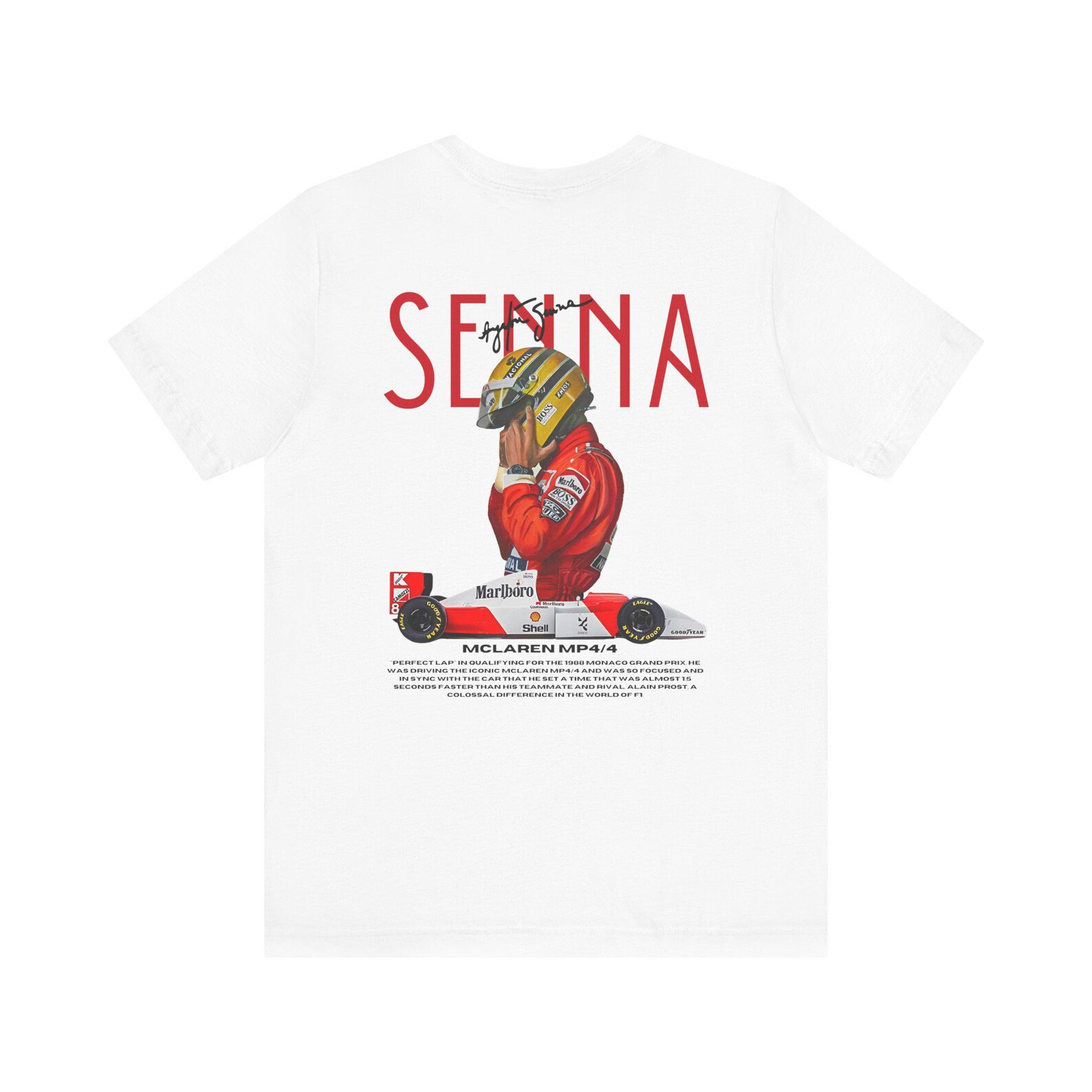 Aryton Senna Shirt. Senna T-shirt, Ayrton Senna Shirt, Racing Shirt ...