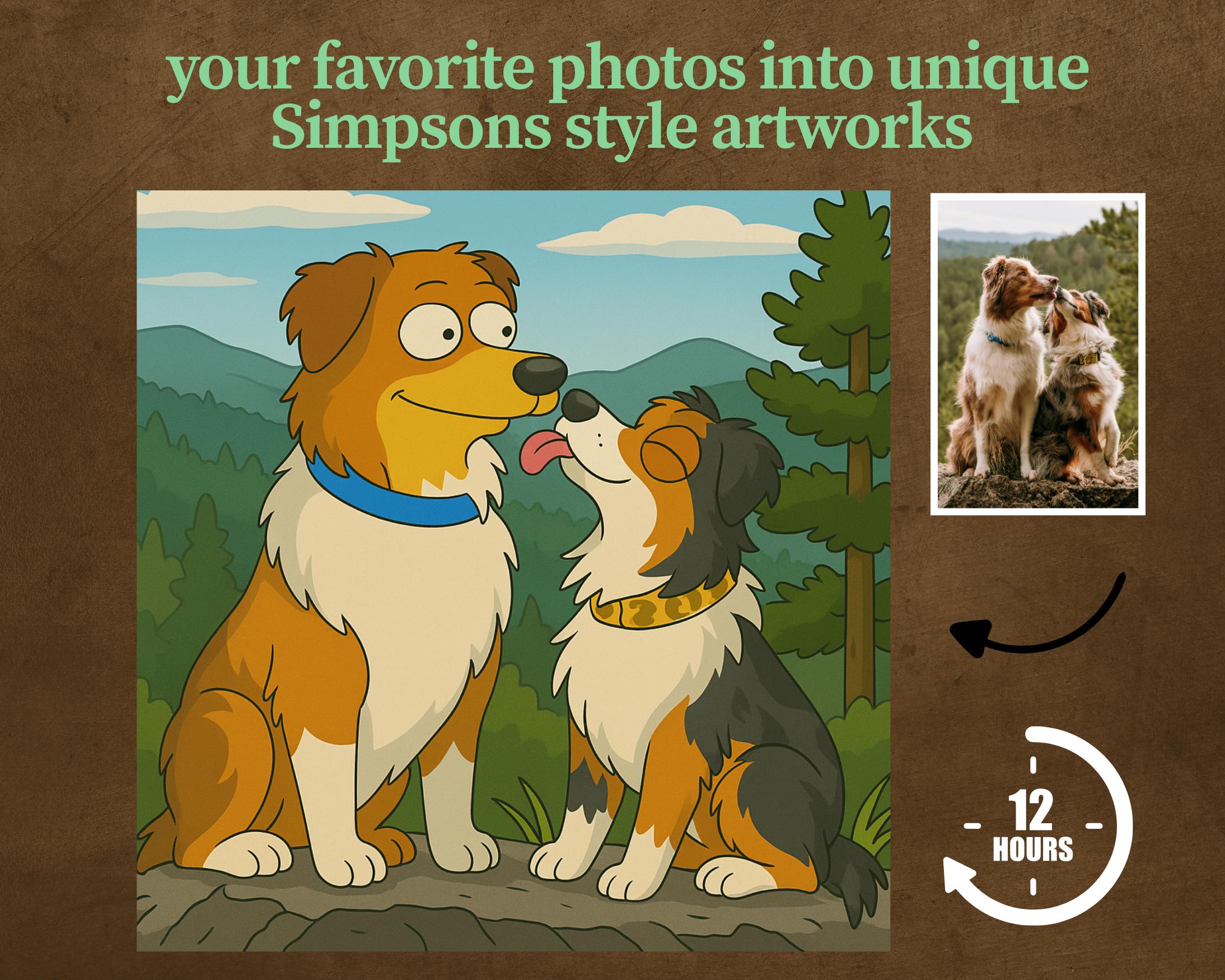Custom Yellow Cartoon Portrait – Personalized Character Art Inspired by ...