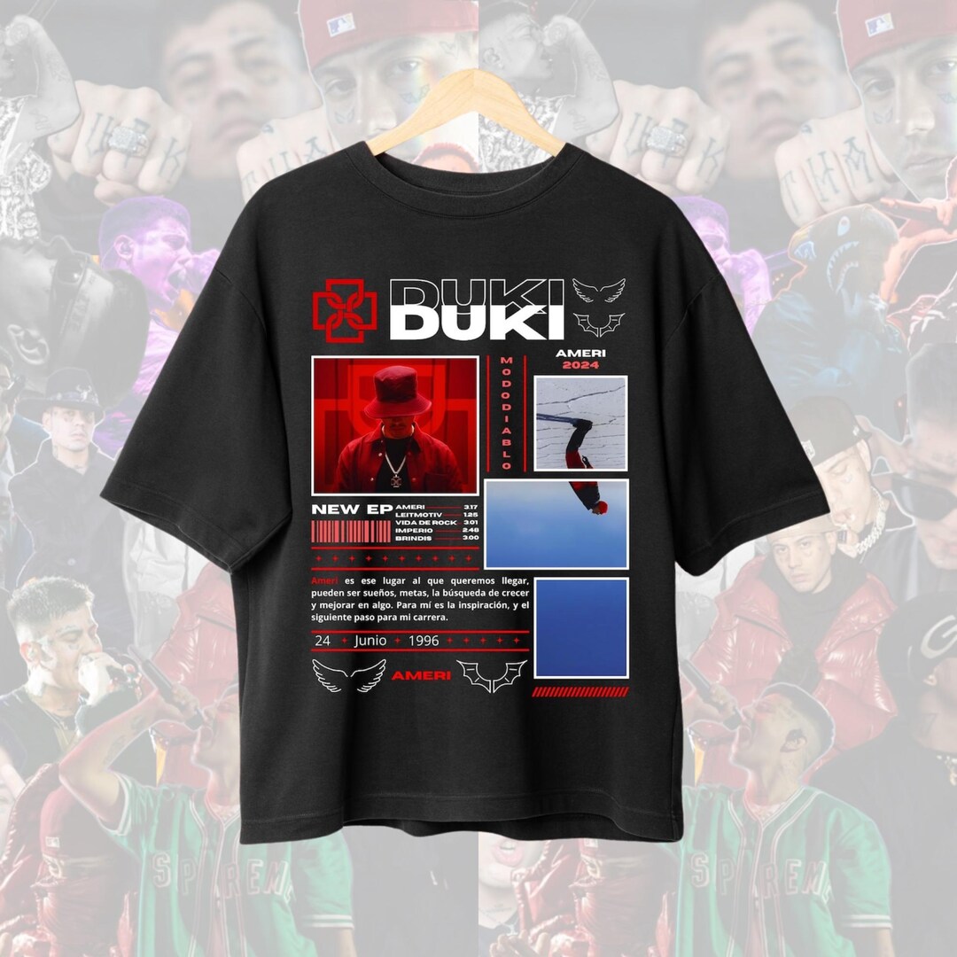 Duki Digital Template | PNG Design for T-shirts DTF, Sublimation, and ...