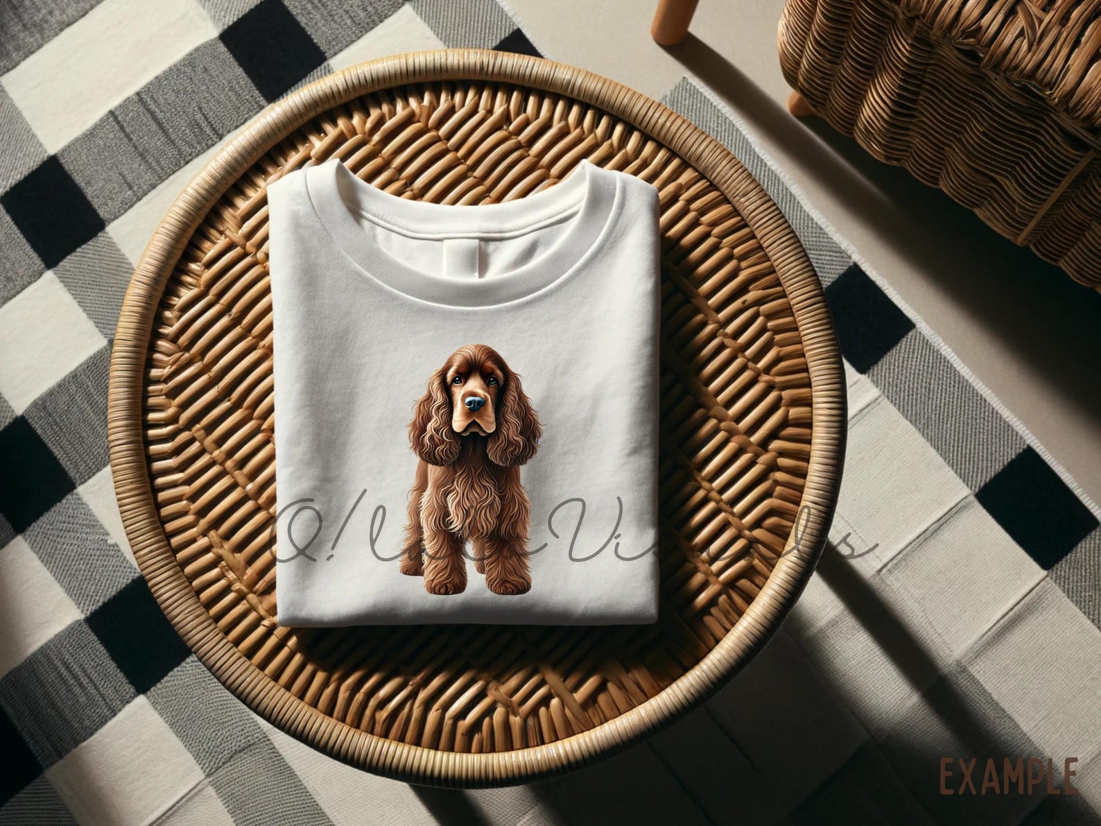 English Cocker Spaniel Clipart: Watercolor PNG Images (digital Download ...