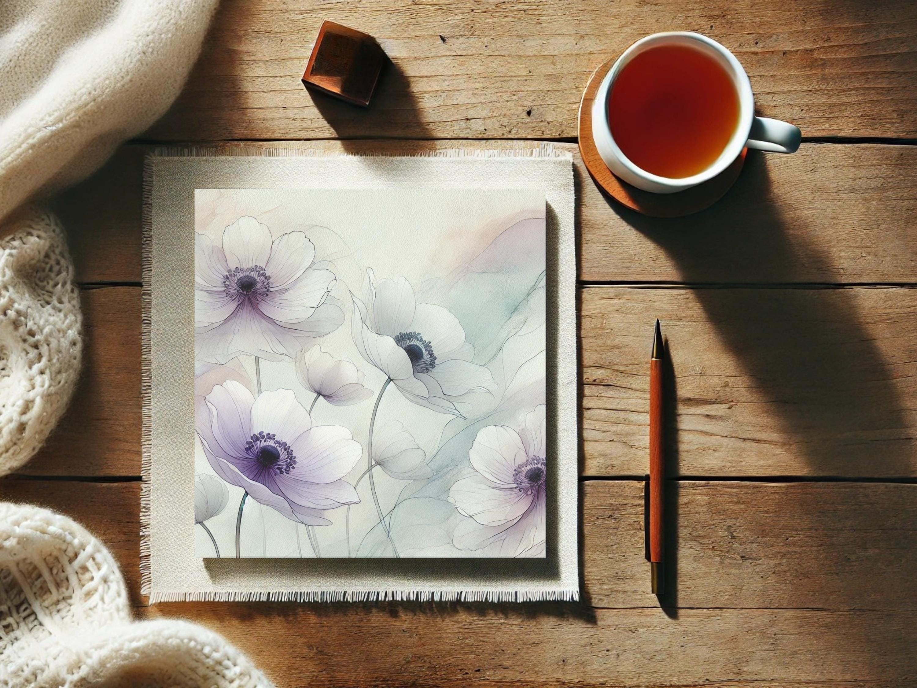 Watercolor Floral Digital Paper: Spring Flower Backgrounds (digital ...