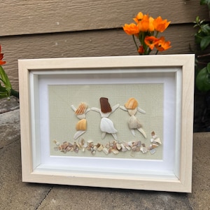 Shell Art Dancing Girls - Etsy