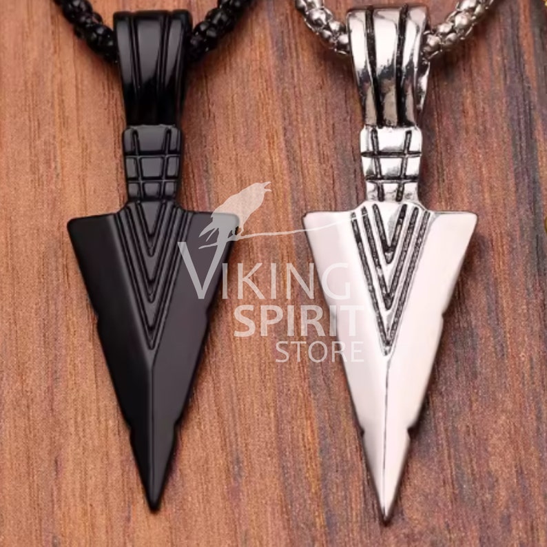 VIKING Odin Spear Gungnir Rune Pendant Necklace Norse Mythology ...