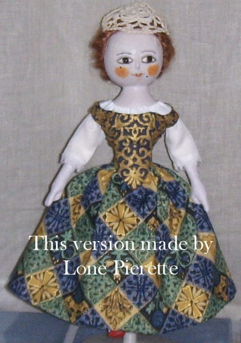 Queen Anne Style Witch Cloth Doll PDF Pattern - Etsy