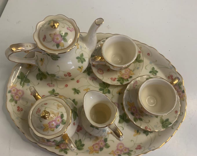 Regal Porcelain Minature Tea Set - Etsy UK