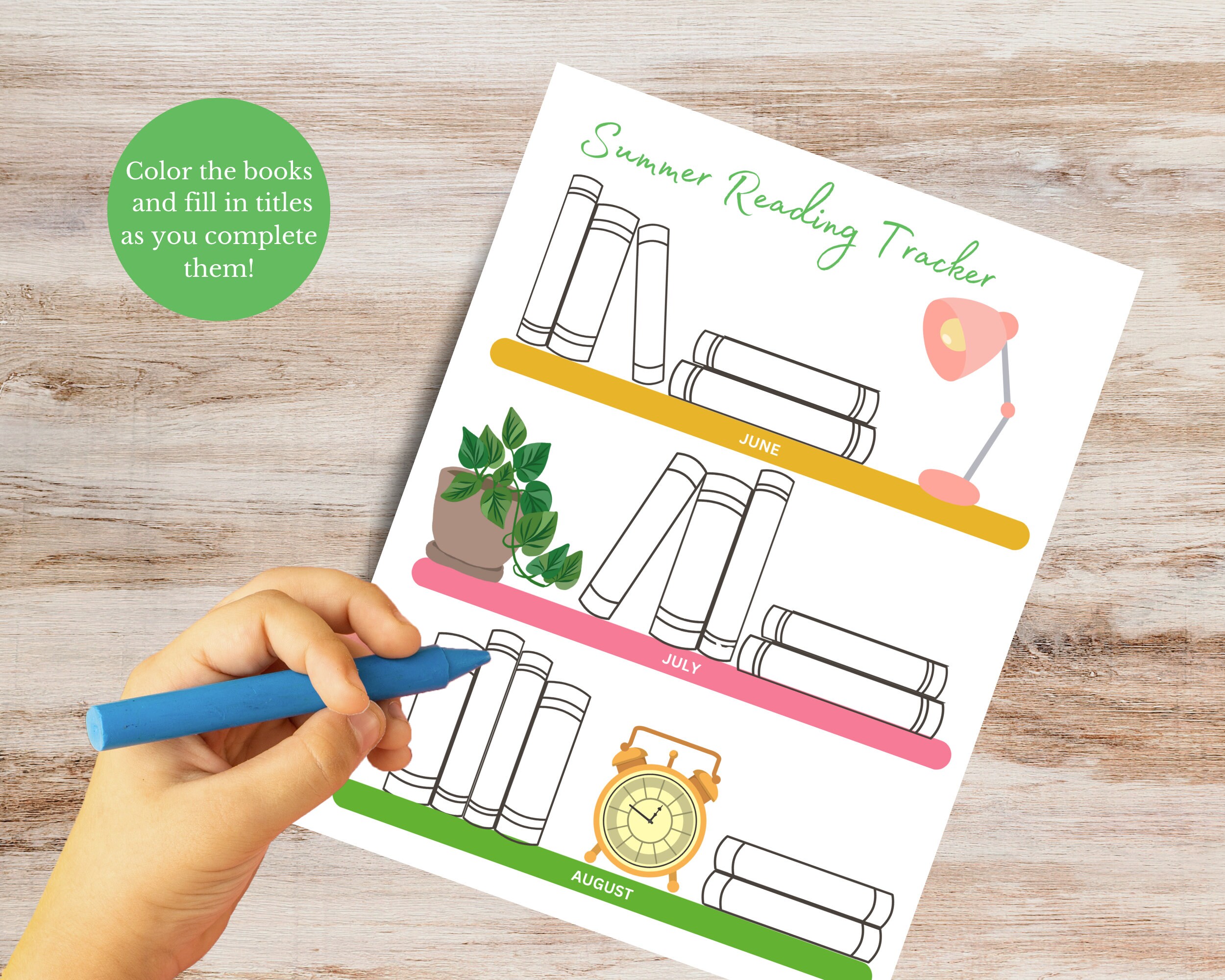 Summer Reading Challenge for Kids, Printable Reading Tear off Sheet ...