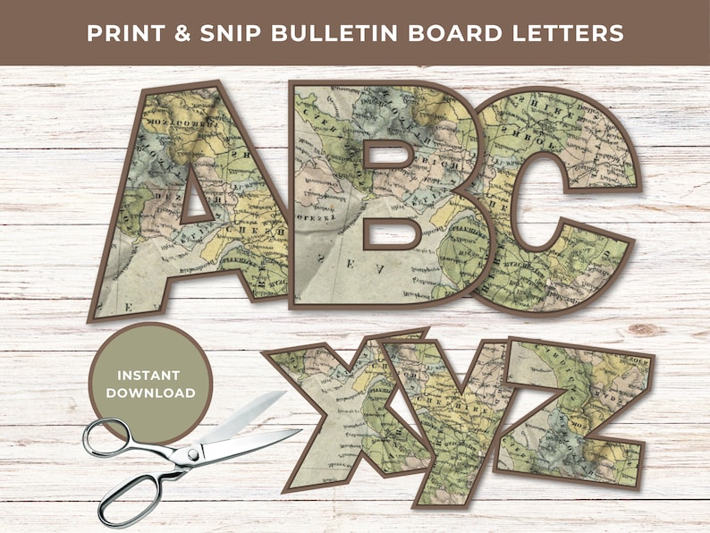 Bulletin Board Letters, Adventure Theme, Explore Theme for Classroom ...