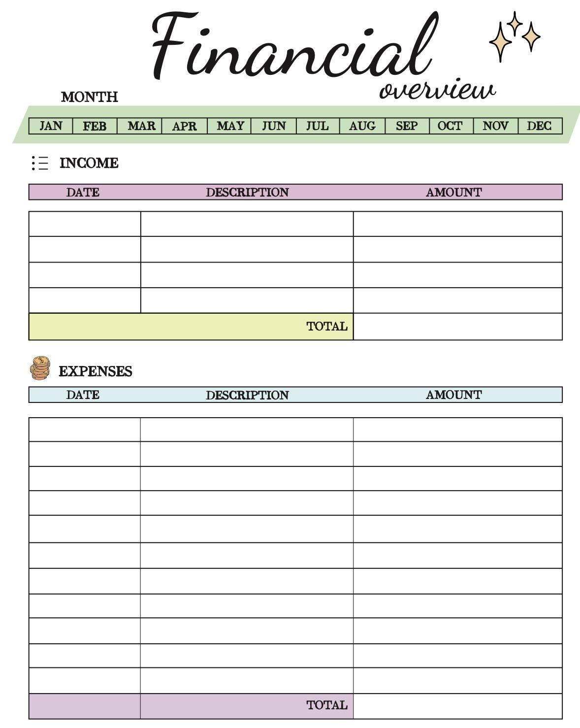 Ultimate Financial Planner: Budget, Savings & Expense Tracker - Etsy