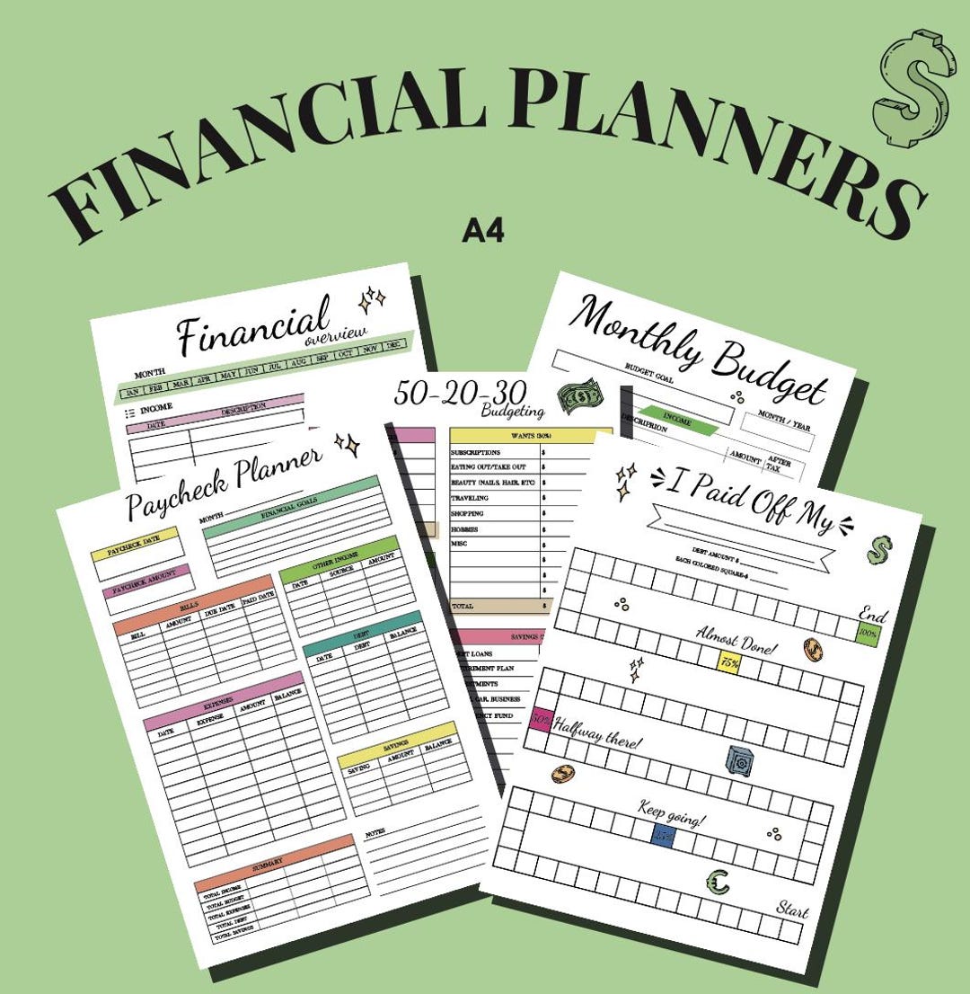 Ultimate Financial Planner: Budget, Savings & Expense Tracker - Etsy