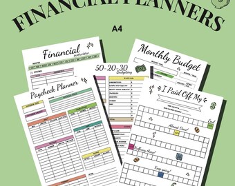 Ultimate Financial Planner: Budget, Savings & Expense Tracker - Etsy