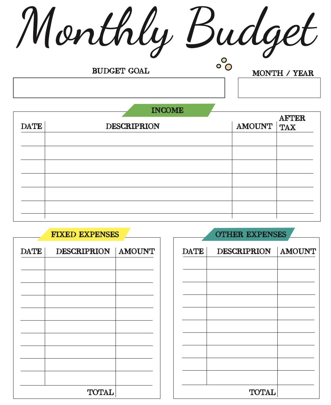 Ultimate Financial Planner: Budget, Savings & Expense Tracker - Etsy
