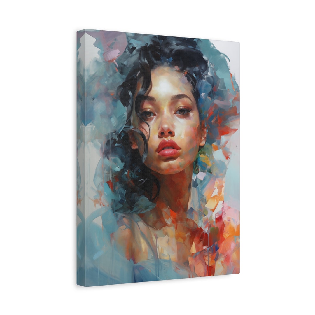 Jess Portrait, Canvas Print, Matte, Stretched, 1.25, Fine Art, Wall Art ...