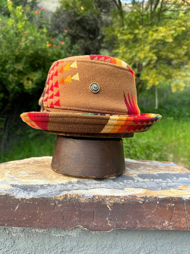 1930's Rare Pendleton® Bucket Hat L-XL - Etsy