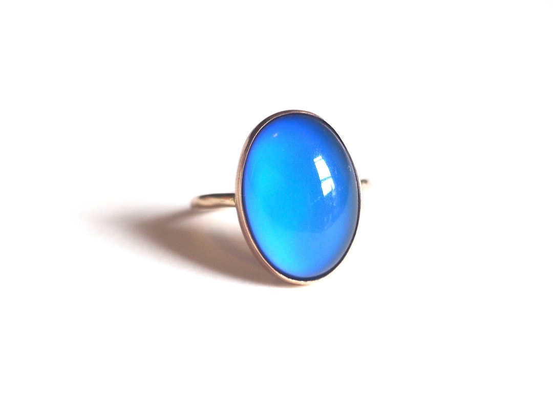 Classic Gold Filled Mood Ring - Etsy