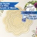 Laser Cut Files Puzzle SVG - Freeform Flower Puzzle Instant Download ...